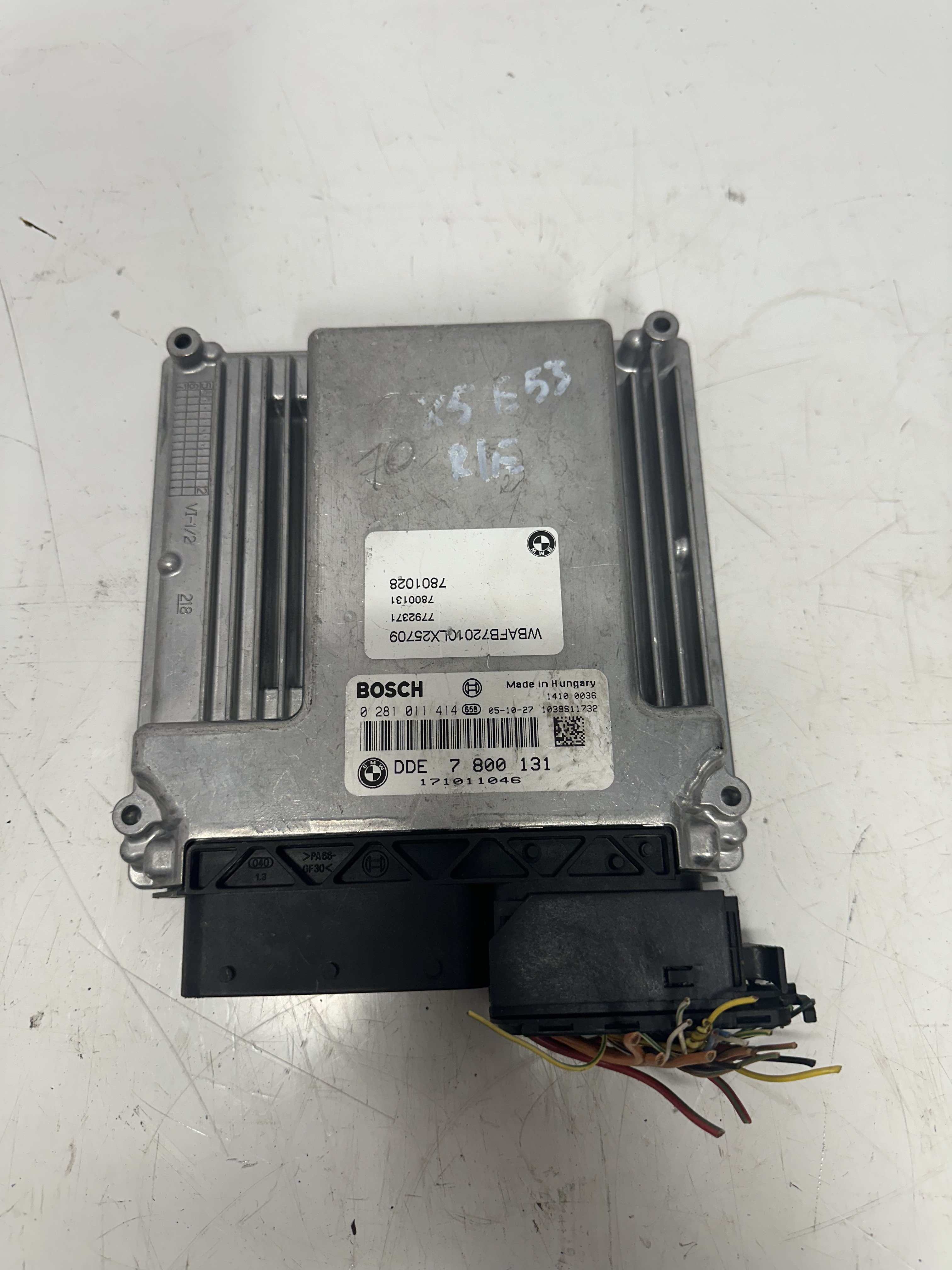 BMW X5 E53 (1999-2006) Engine Control Unit ECU 7800131 24702544 - Used parts online - 11315856 ...